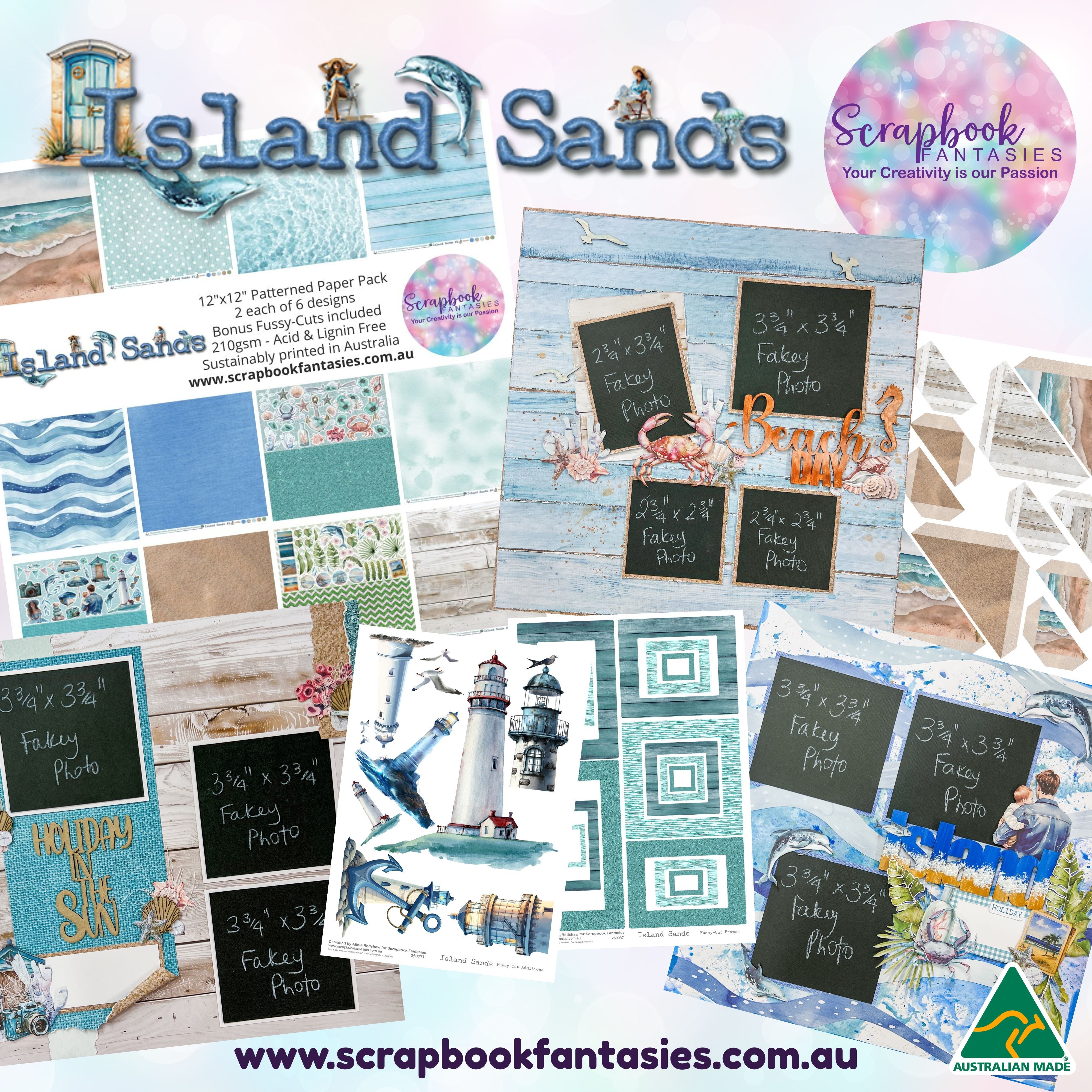 Island Sands Scrapbooking & Papercrafting Collection – Scrapbook Fantasies