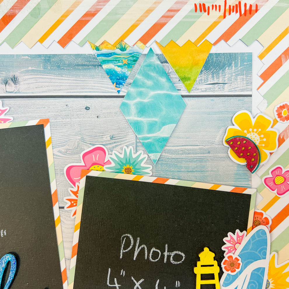 Strawberries & Summer Two-Page Scrapbook Layout Kit by Naomi-Jon & Ali ...
