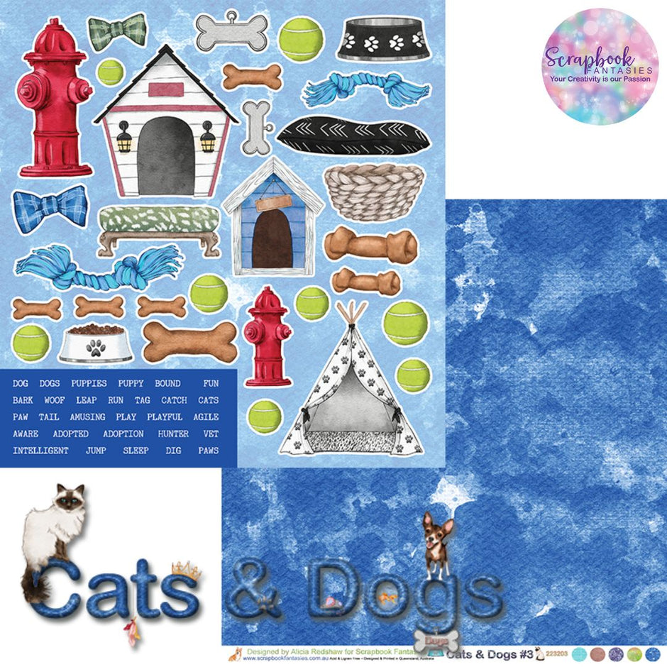 Cats & Dogs Scrapbooking & Papercrafting Collection – Scrapbook Fantasies