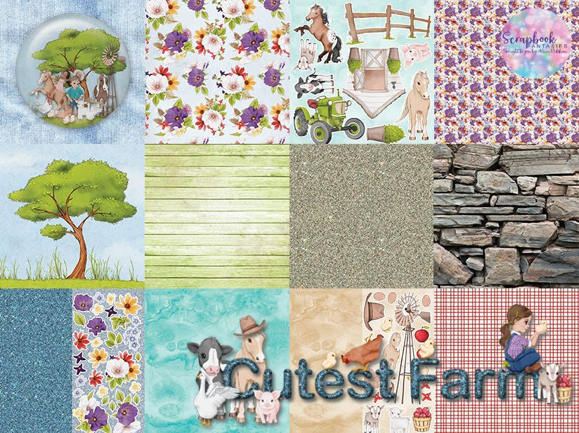 Cutest Farm Scrapbooking & Papercrafting Collection – Scrapbook Fantasies