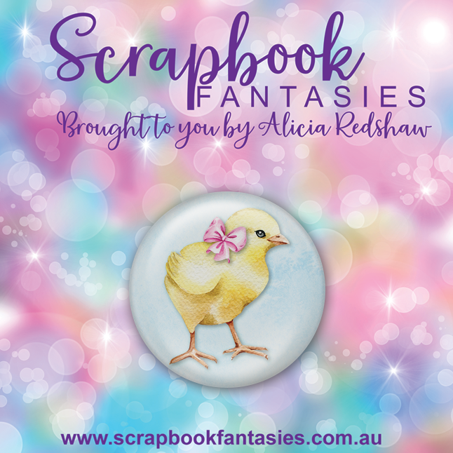 Easter Blessings Flair Button [1"] - Easter Chick (1 piece) Designed b ...