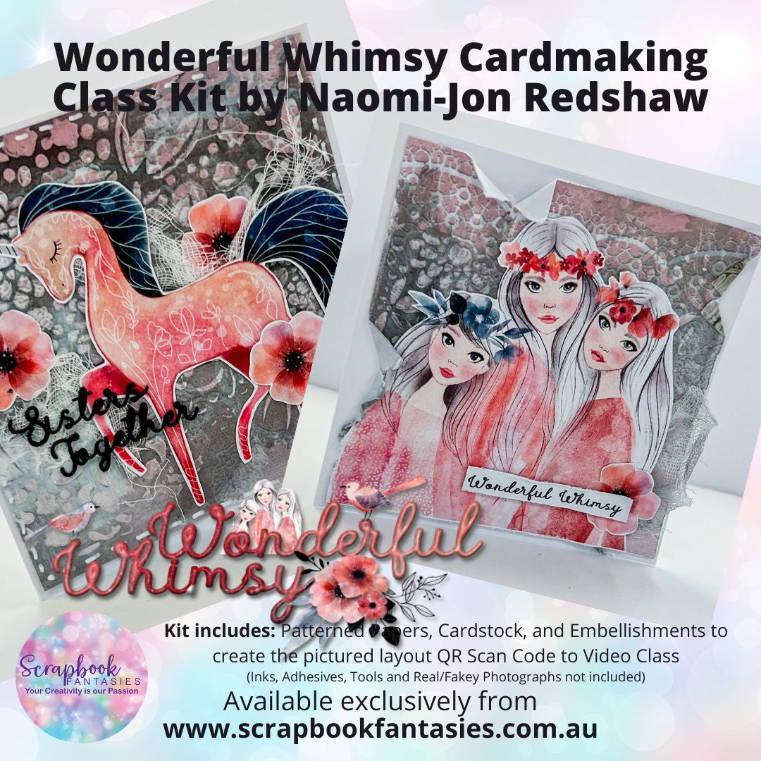 Wonderful Whimsy Friday Afternoon Card-Along Class Kit - Friends Forev – Scrapbook Fantasies