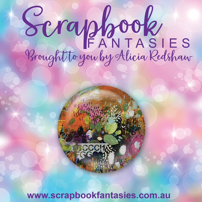 Mixed Media by Naomi-Jon Redshaw Flair Button [1"] - Single 2 (1 piece ...