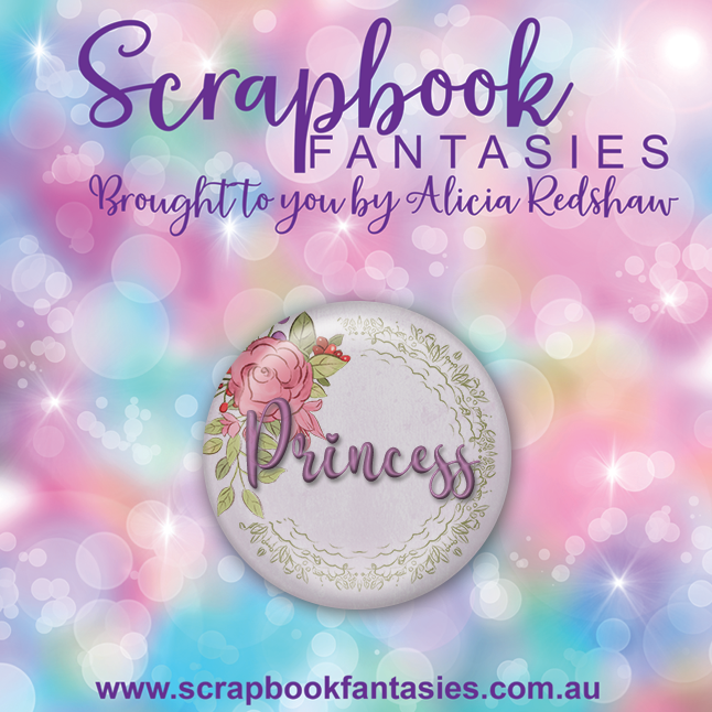 Swan Princess Flair Button [1"] - Princess (1 piece) Designed by Alici ...