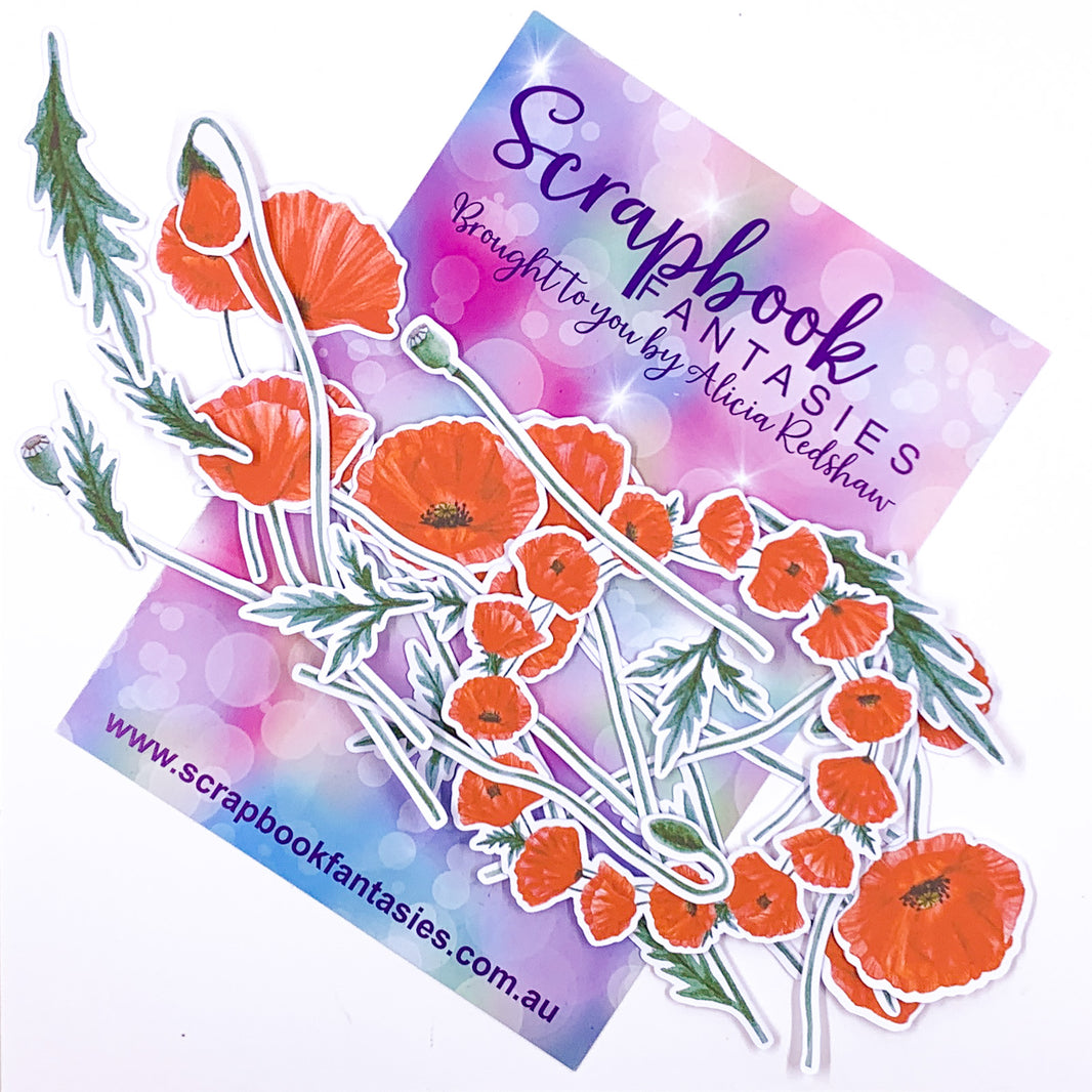 Poppies Scrapbooking & Papercrafting Collection – Scrapbook Fantasies